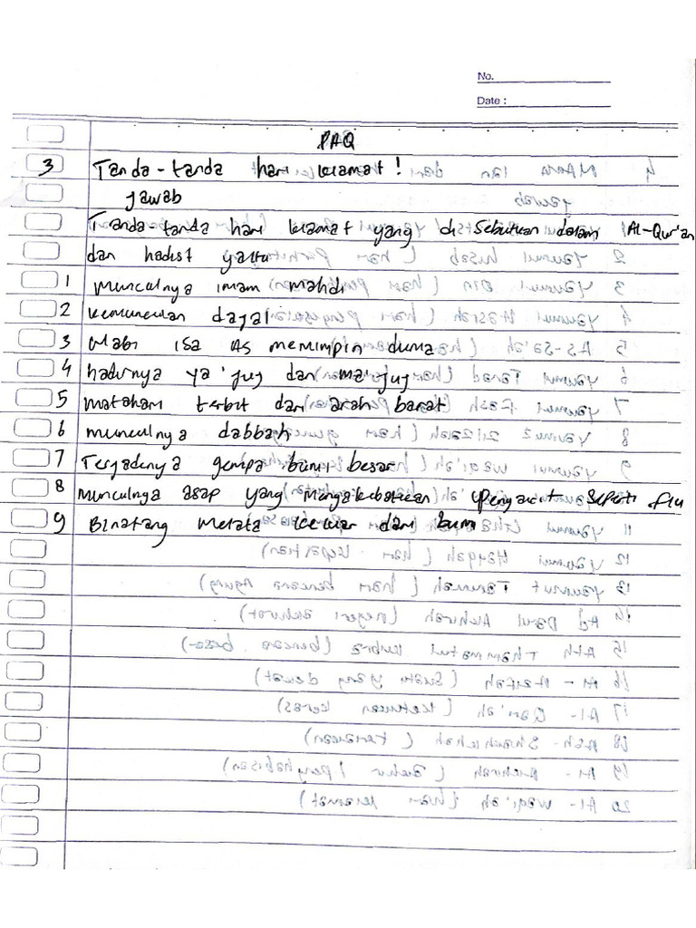 Tanda-Tanda Hari Kiamat AKHMAD ZAINI | PDF