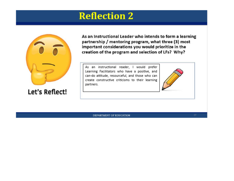Reflection-2 ILAO | PDF