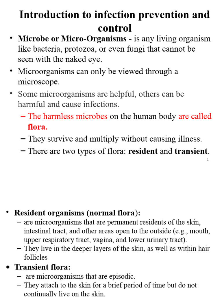 Introduction To Infection Prevention | PDF | Infection | Pathogen