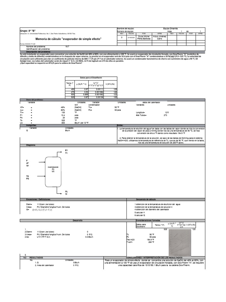 Revisado Problema 19.7 | PDF | Vapor | Tecnología energética