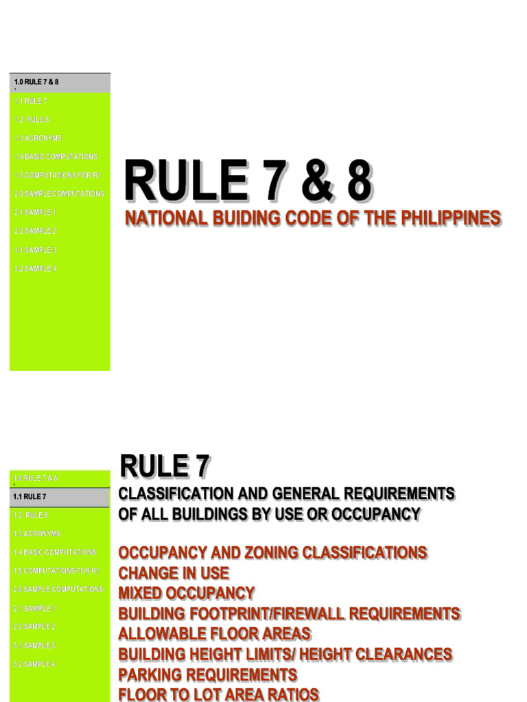 PDF Rule 7 Amp 8 Compress | PDF | Real Estate | Civil Engineering