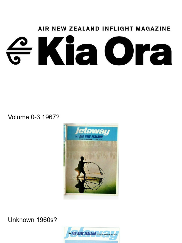 Air New Zealand Magazine Covers V1 | PDF