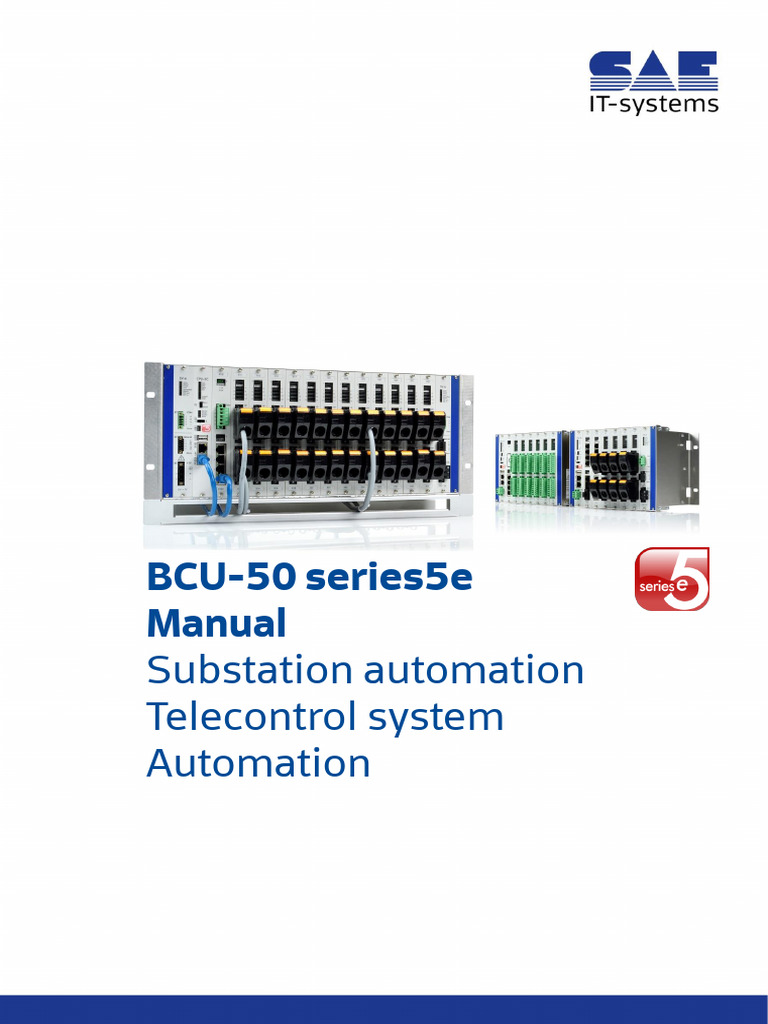 Manual BCU-50 Series5e | PDF | Power Supply | Safety
