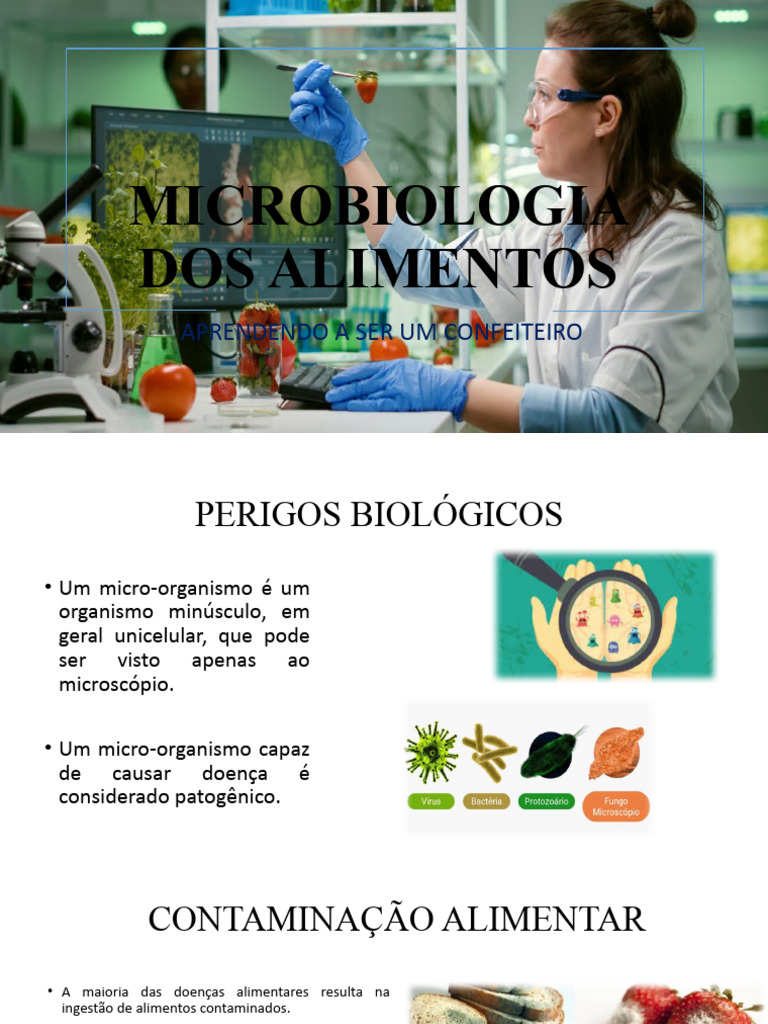 Perigos Biológicos na Microbiologia Alimentar | PDF | Bactérias ...