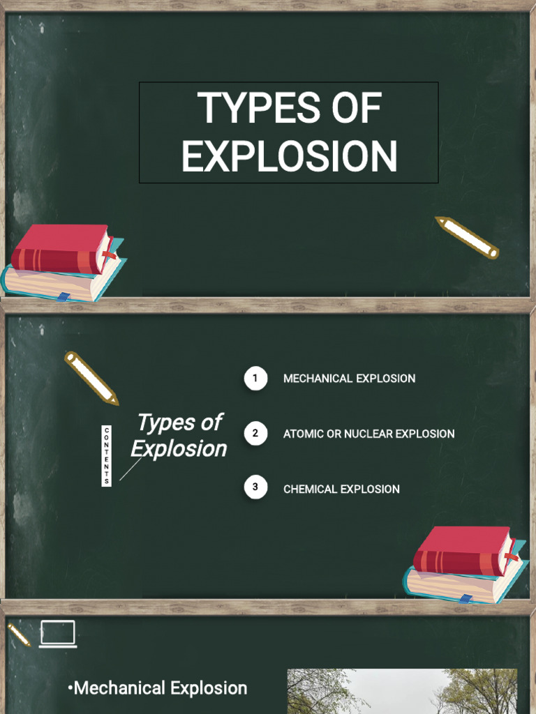 TYPES OF EXPLOSION WPS Office | PDF | Home & Garden | Science & Mathematics