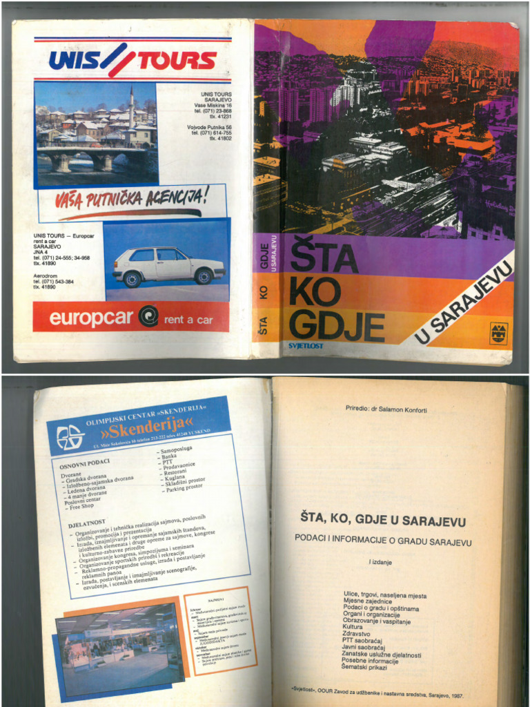 Ko Šta Gdje U Sarajevu-Svjetlost | PDF