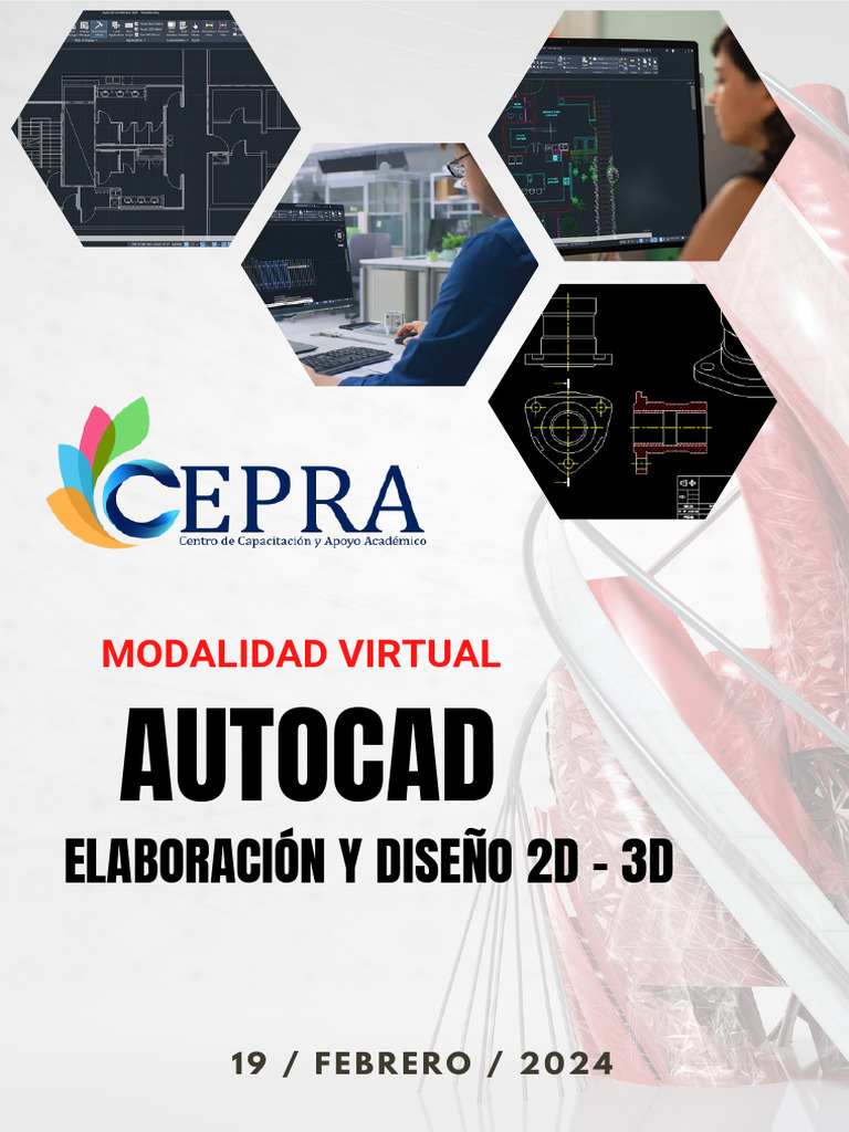 AutoCAD Virtual CEPRA | PDF | Cad automático | Diseño