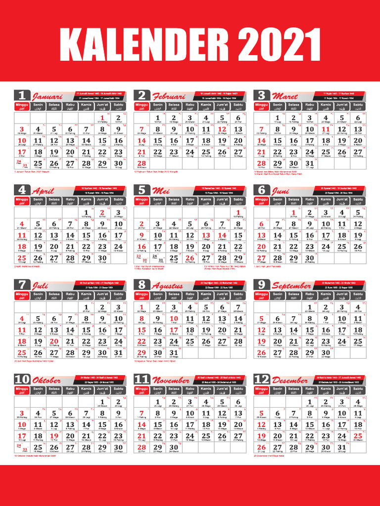 Kalender 2021 | PDF