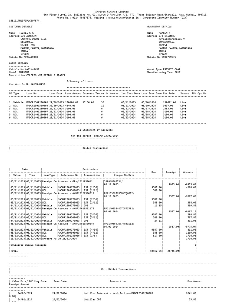 Soa 0457 | PDF | Payments | Personal Finance