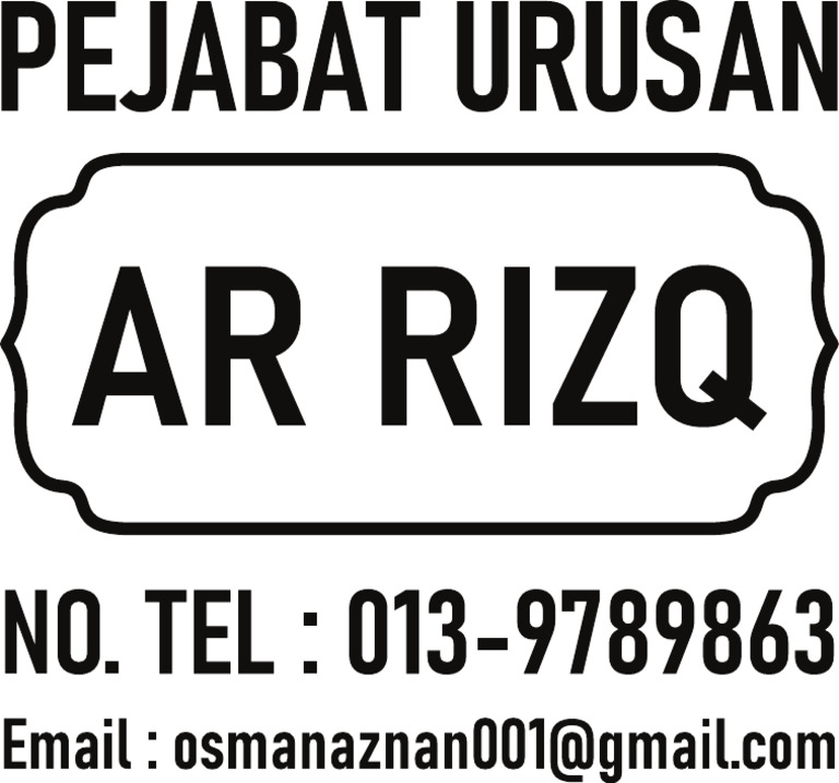 AR RIZQ Pejabat Urusan | PDF