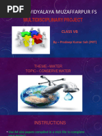 MULTIDISCIPLINARY PROJECT (MDP) Class V | PDF | Water