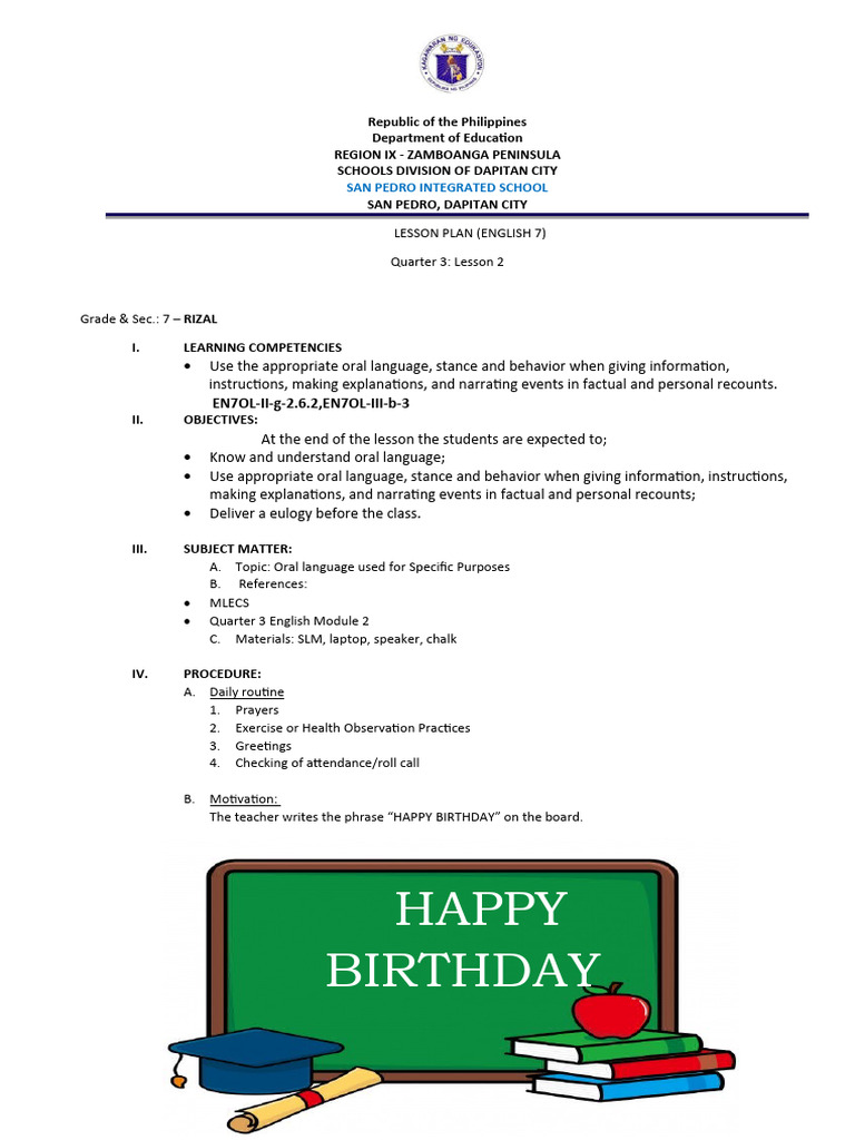 English7 q3 m2 | PDF | Cognition | Cognitive Science