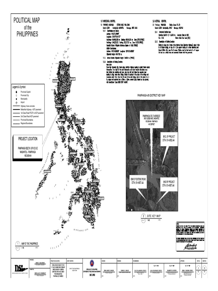 Pampanga Delta Bridge Project Map | PDF | Southeast Asia | Philippines
