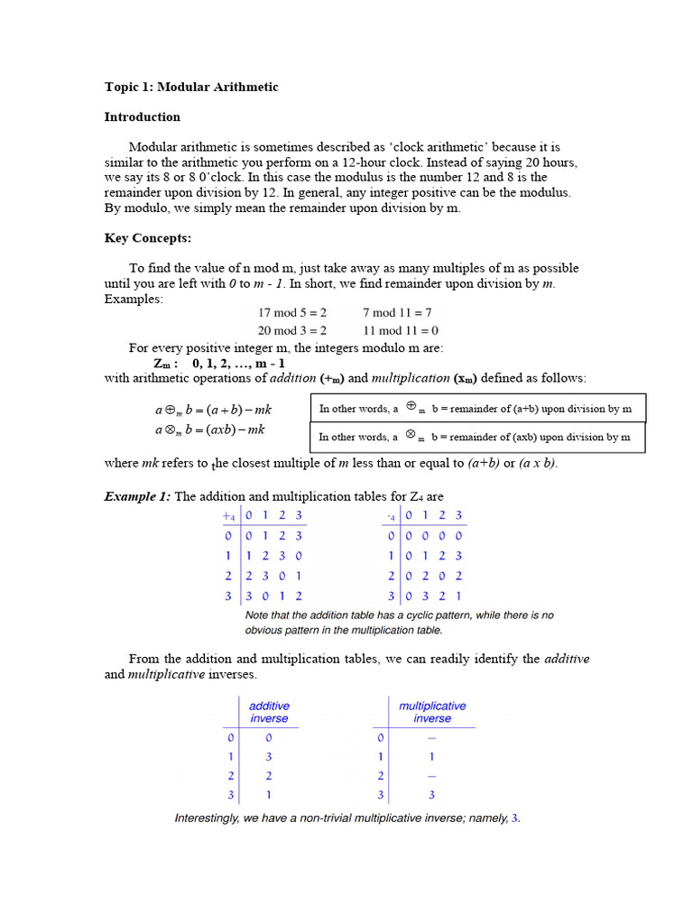 Module-1 Abstract | PDF | Function (Mathematics) | Arithmetic
