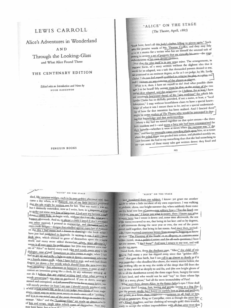 Alice On Stage | PDF