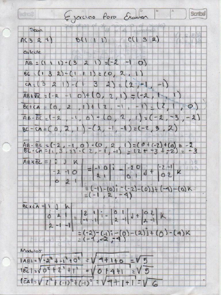 Ejercicios para Exámen | PDF