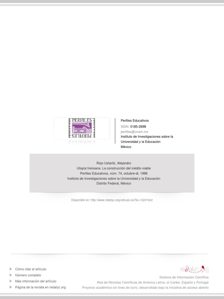 Inedito Viable | PDF | utopía | Pensamiento