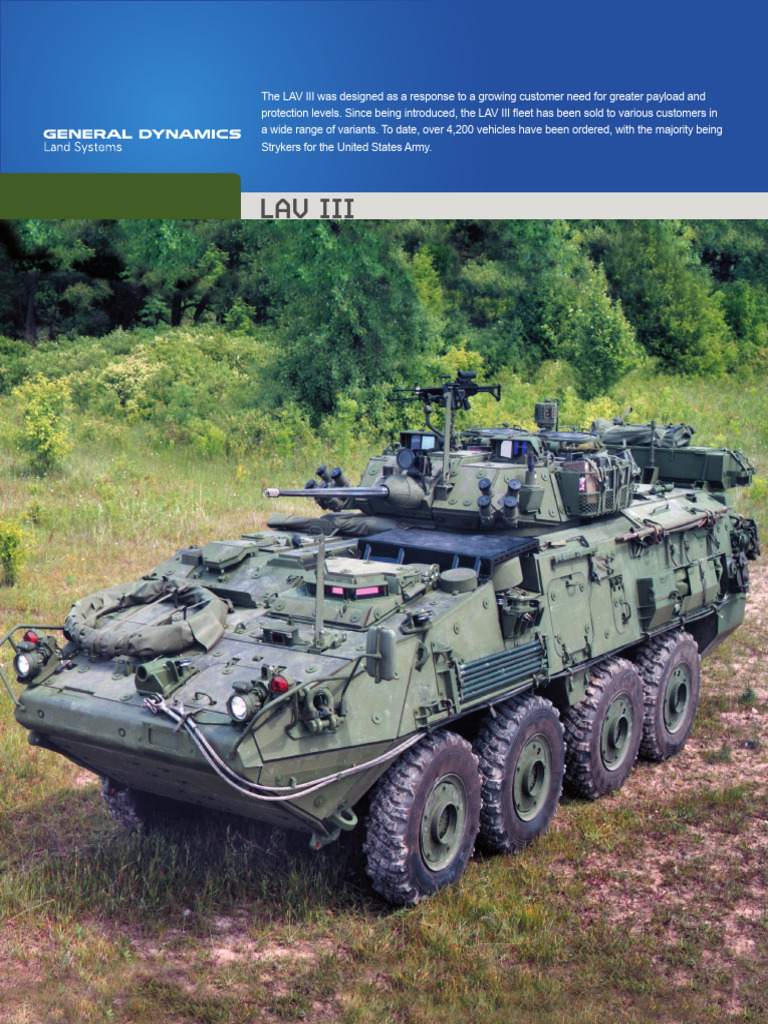 Lav Iii | PDF | Tracked Armoured Fighting Vehicles | Equipment