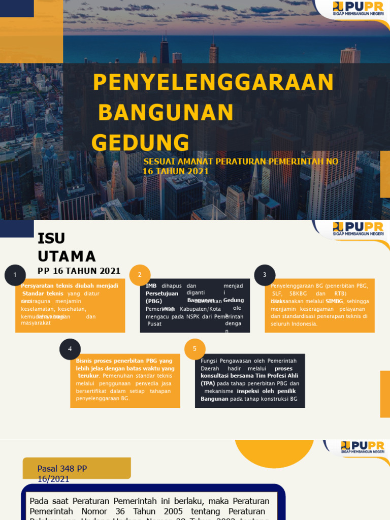 Penyelenggaraan BG Sesuai PP16 - BGU BGN | PDF