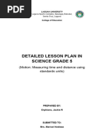 Detailed Lesson Plan Grade 5 Science | PDF | Force | Lesson Plan