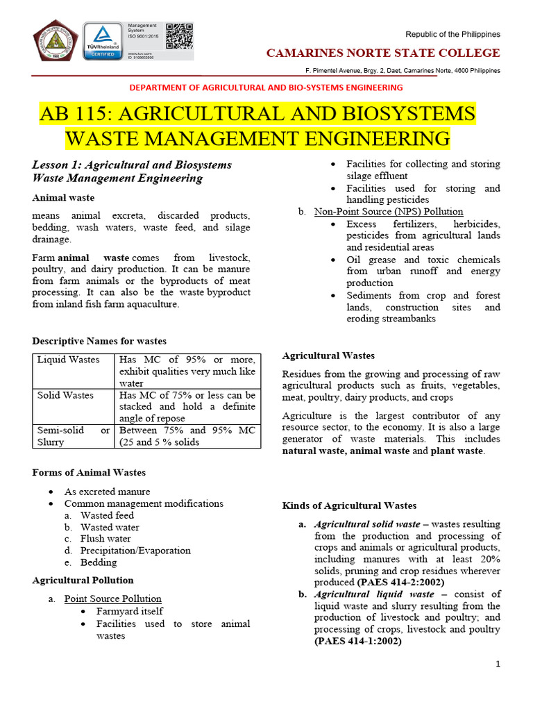 Waste Management Reviewer | PDF | Waste | Climate Change