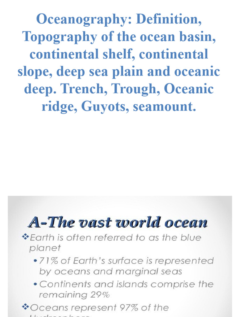 Ocean Topography | PDF