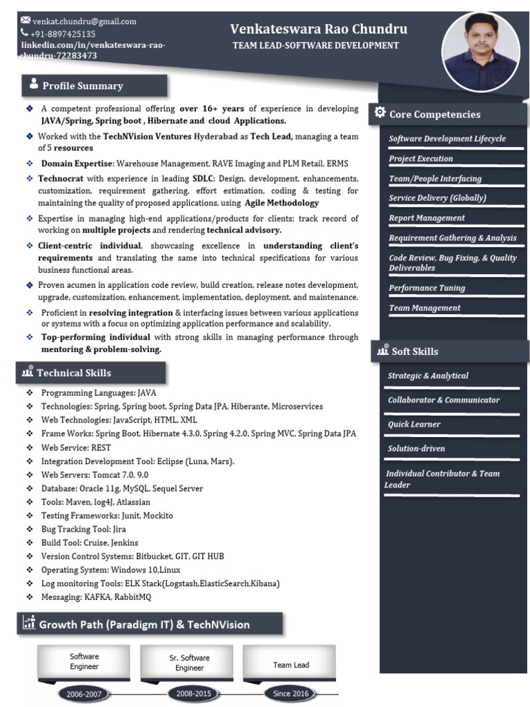 Venkateswara Rao Chundru - Senior Java Developer | PDF | Spring ... Venkateswara Rao Chundru - Senior Java Developer | PDF | Spring ...