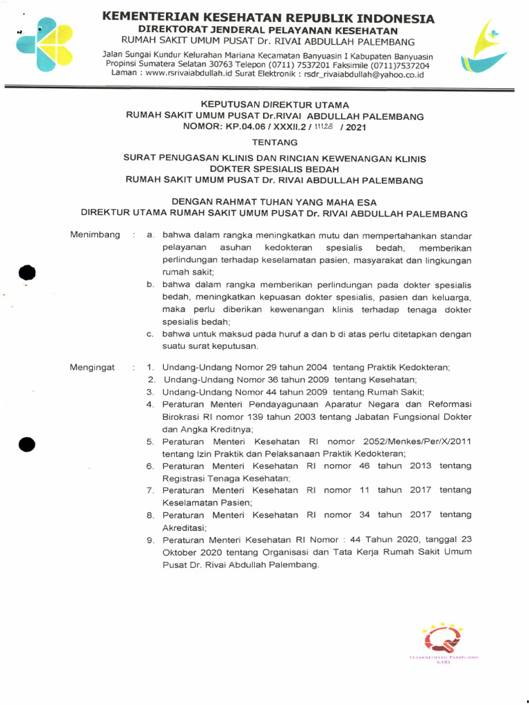 SPK Dan RKK DR | PDF