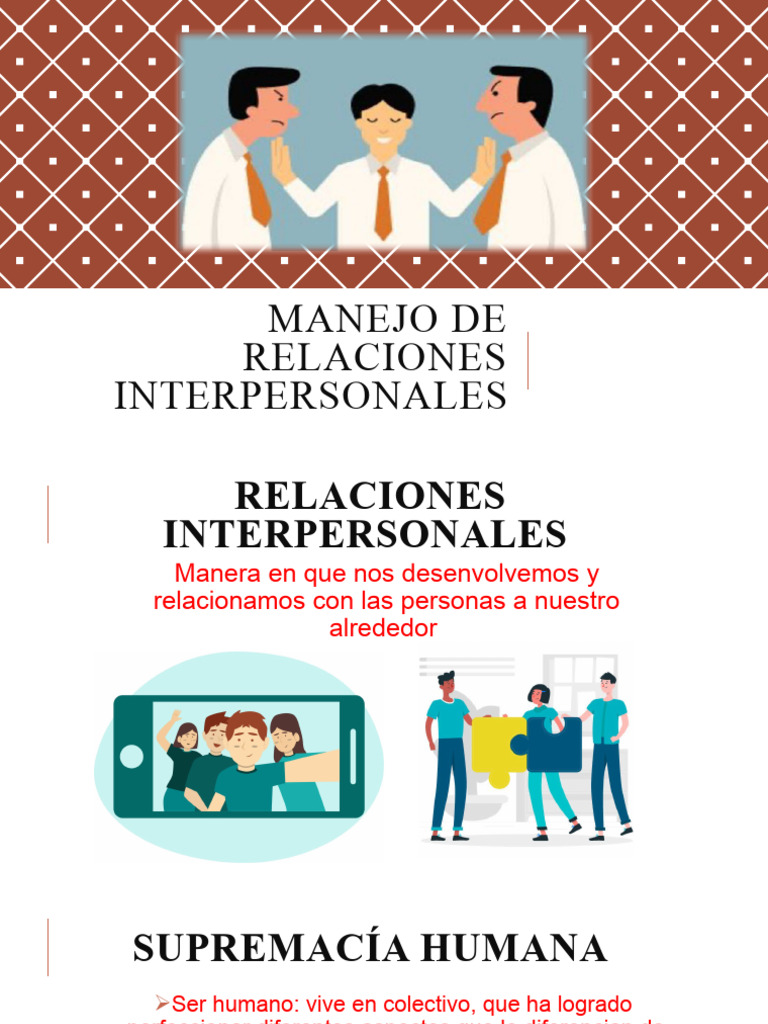 Manejo de Relaciones Interpersonales | PDF | Relaciones personales ...