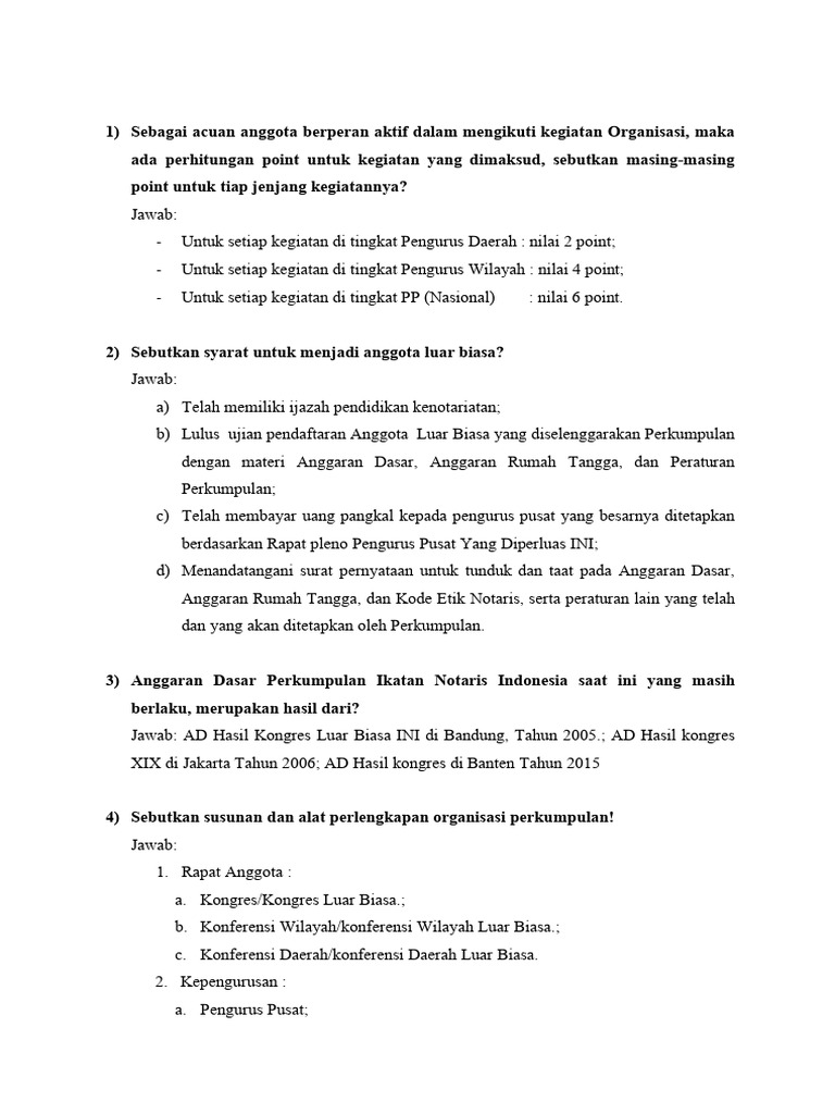 Soal Acak | PDF | Hukum