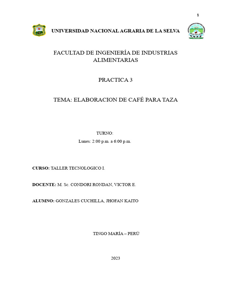 Practica - Resumen de La PROBLEMATICA EN LA INDUSTRIA ALIMENTARIA 1 | PDF