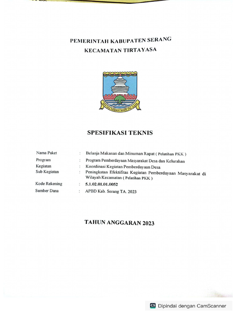 Nota Dinas Makmin PKK | PDF