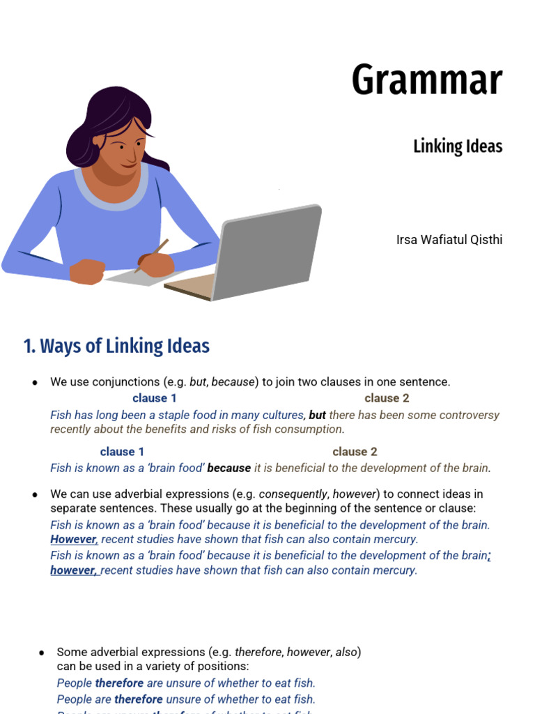 Linking Ideas | PDF | Sentence (Linguistics) | Cardiovascular Diseases