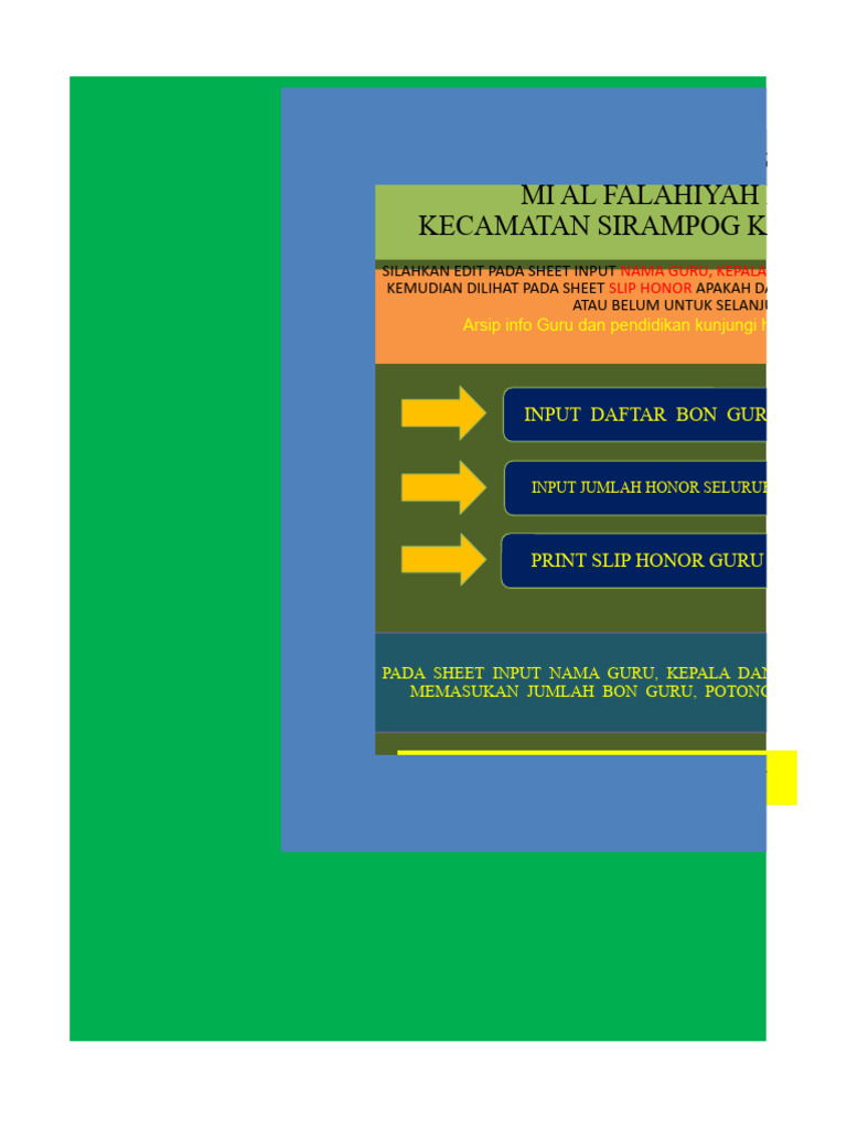 Daftar Honor Guru SMK 1 | PDF
