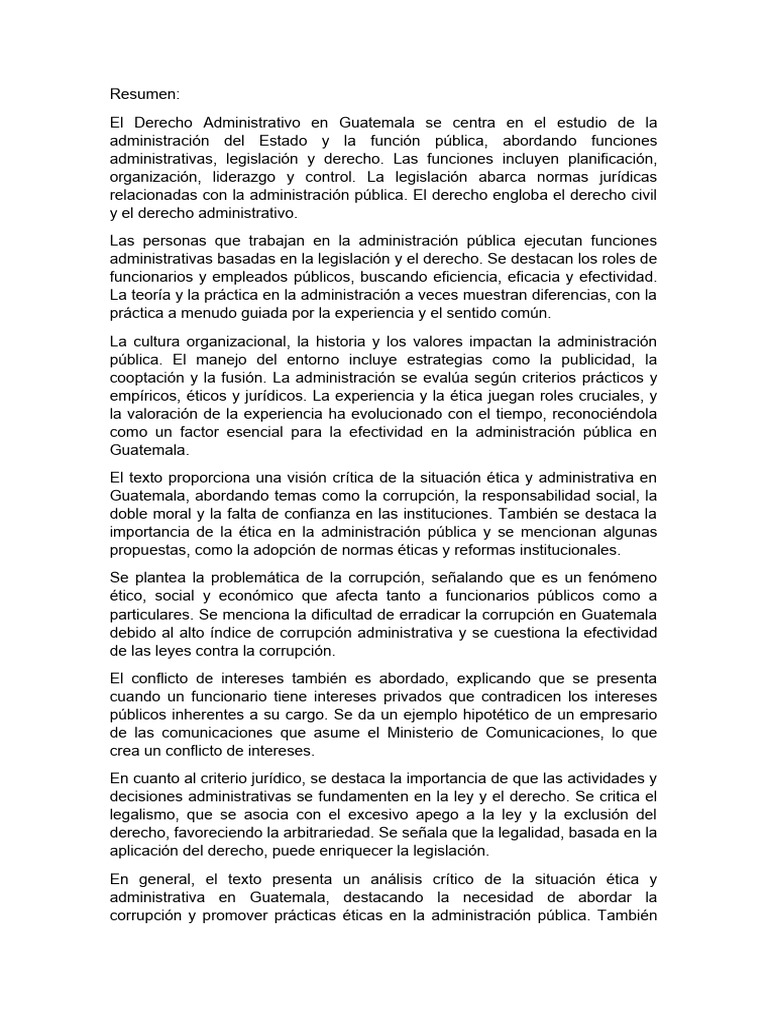 Resumen Admin 2 | PDF