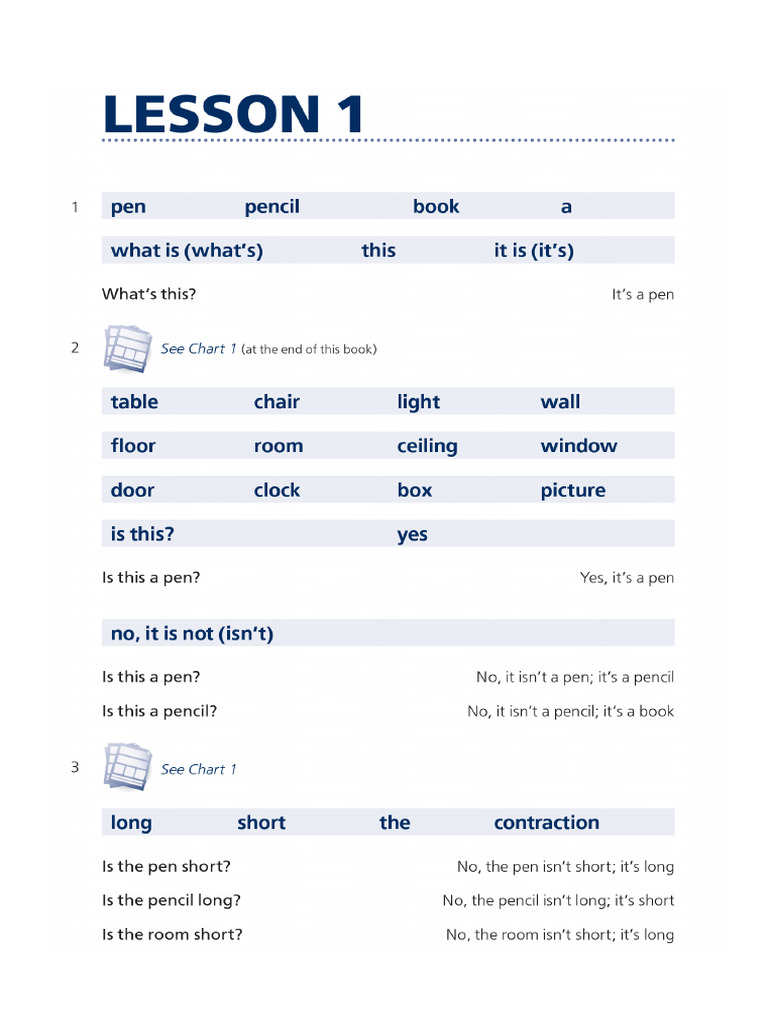 Lesson 1 - Conversation | PDF