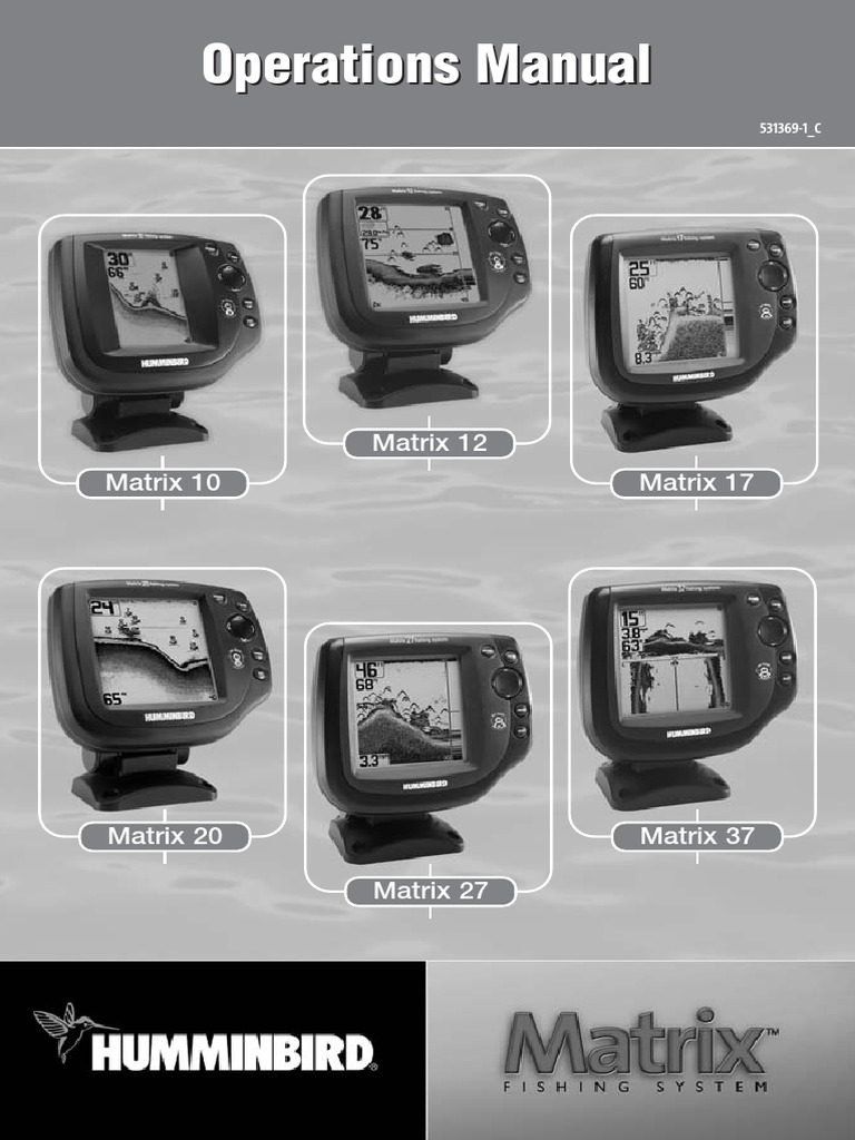 Manual-Matrix10 12 17 20 27 37 | PDF | Menu (Computing) | Sonar