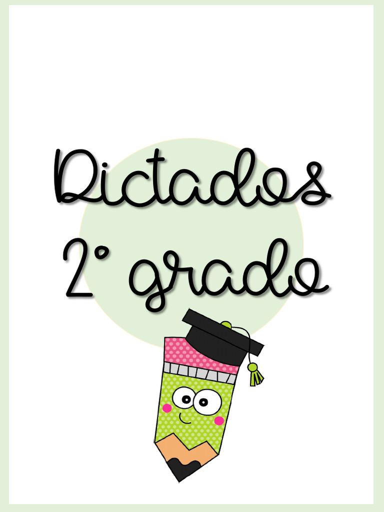 Dictados 2 Grado | PDF | Sílaba | Lingüística