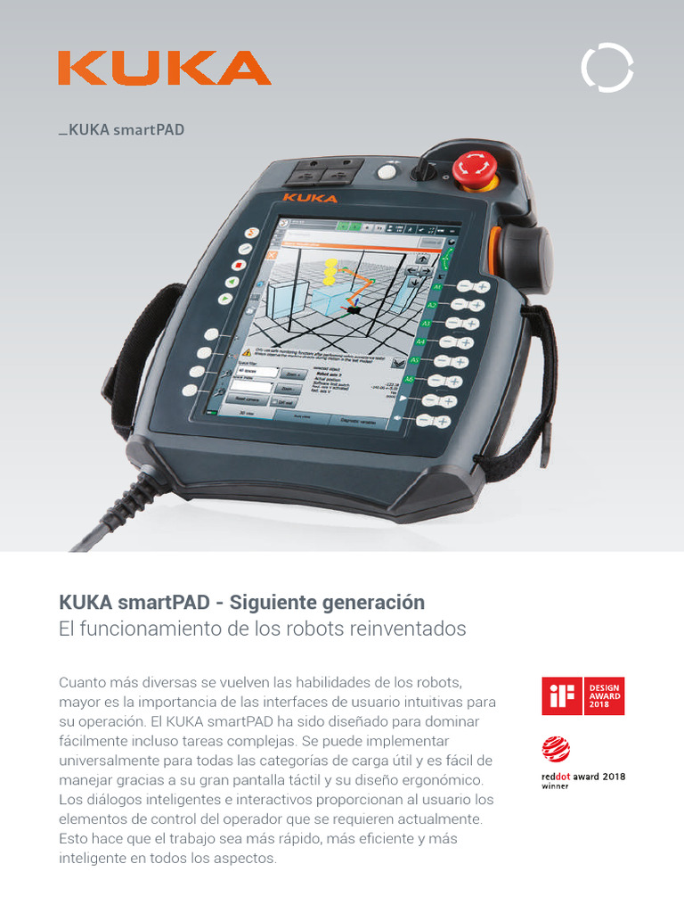 KUKA - smartPAD - ES PDF | PDF | Interacción hombre-máquina | La interacción persona-ordenador