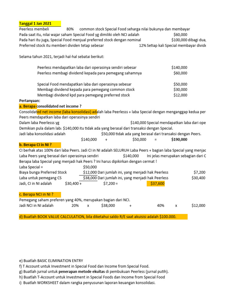 Tugas Sebelum Kuliah 19 Februari 2024 | PDF | Bisnis | Pengelolaan Keuangan & Uang