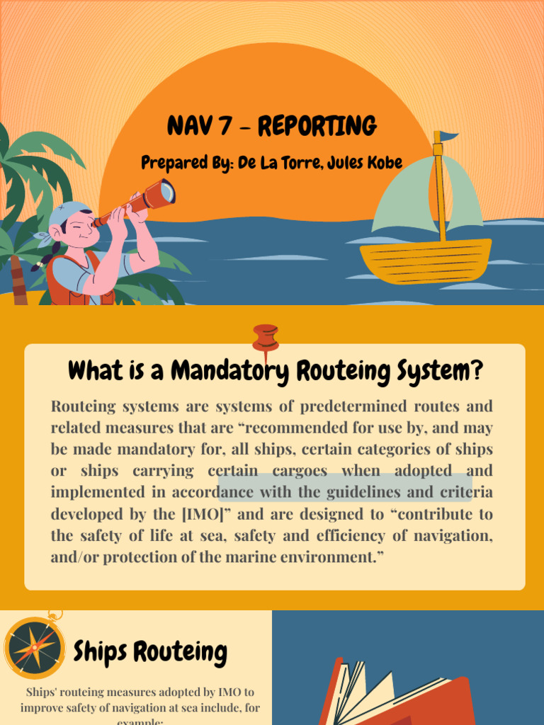 nav 7 report - | PDF | Traffic | Ships