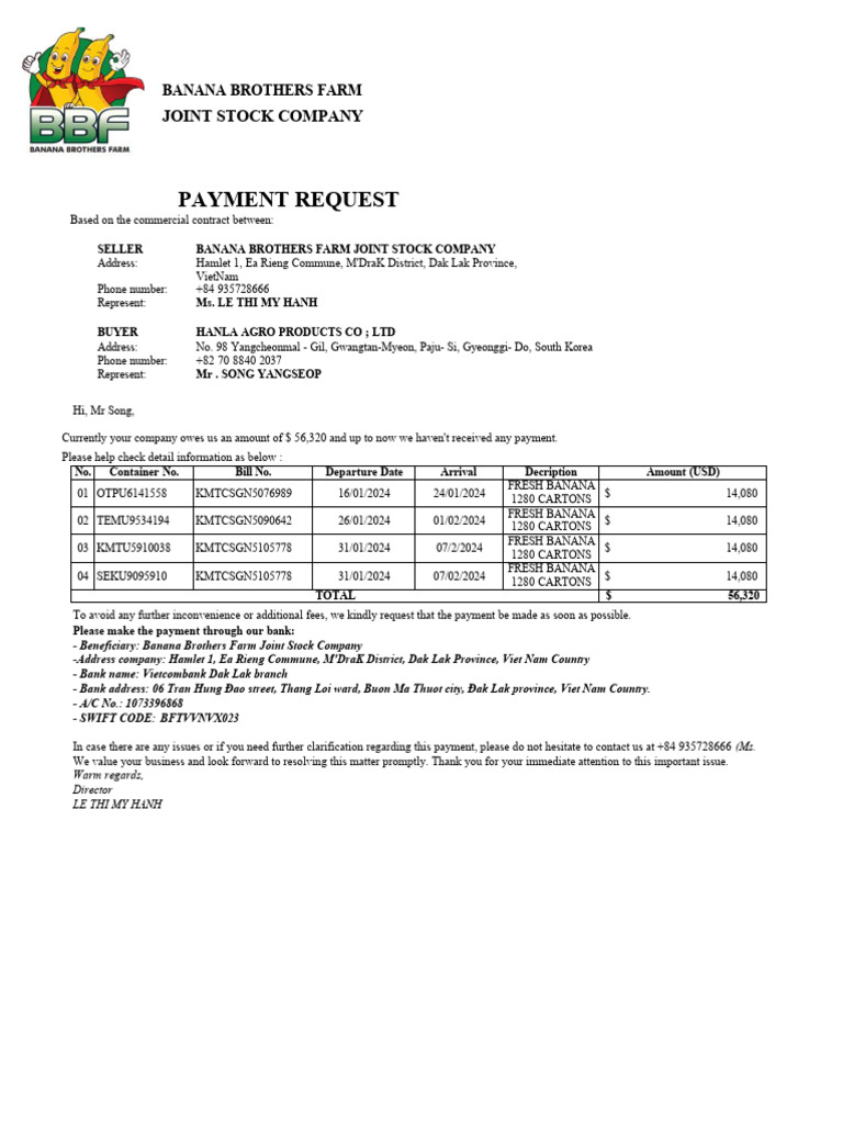 Request Payment | PDF | Economies | Business Law
