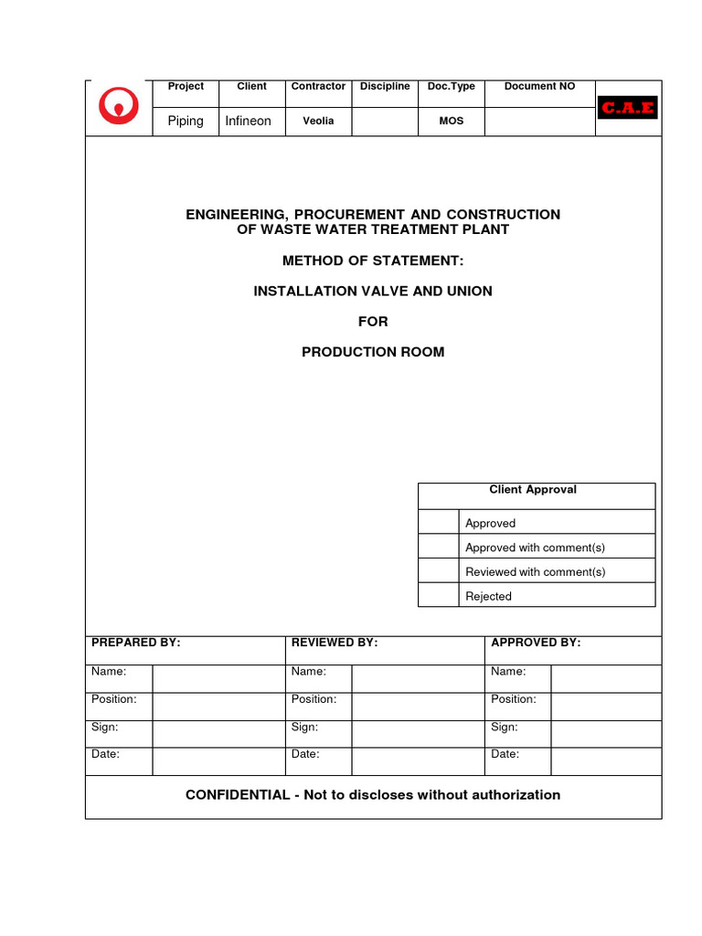 Mos-Installation Valve and Union - 2024 | PDF | Pipe (Fluid Conveyance) | Adhesive