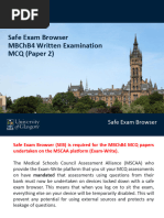 SAB Tool Test Login - Instructions | PDF