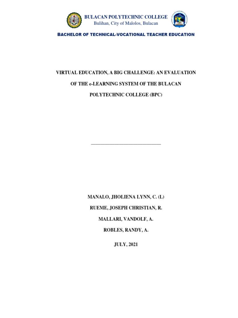 Jlynns Final Thesis | PDF | Educational Technology | Learning