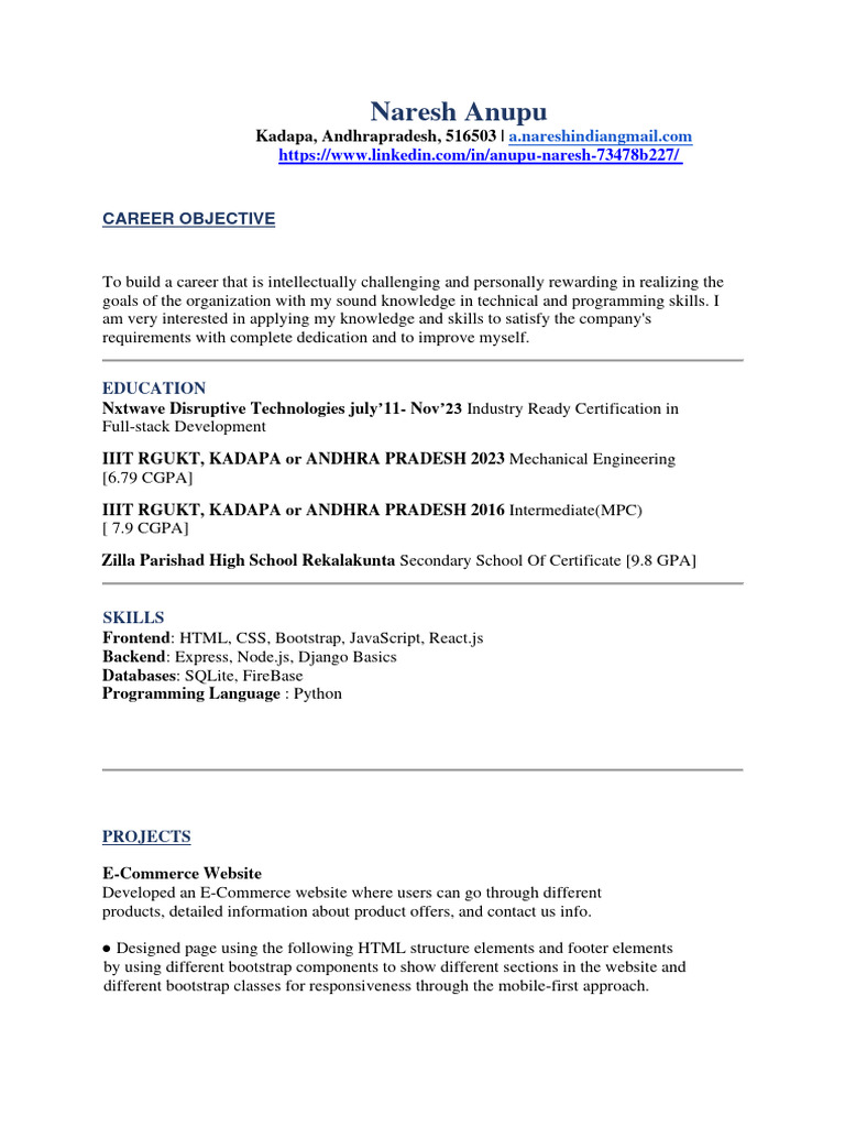 My Resume(modi | PDF | Bootstrap (Front End Framework) | Login