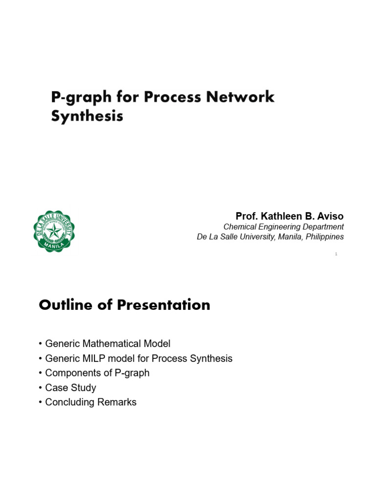 02 P-Graph | PDF | Cogeneration | Linear Programming