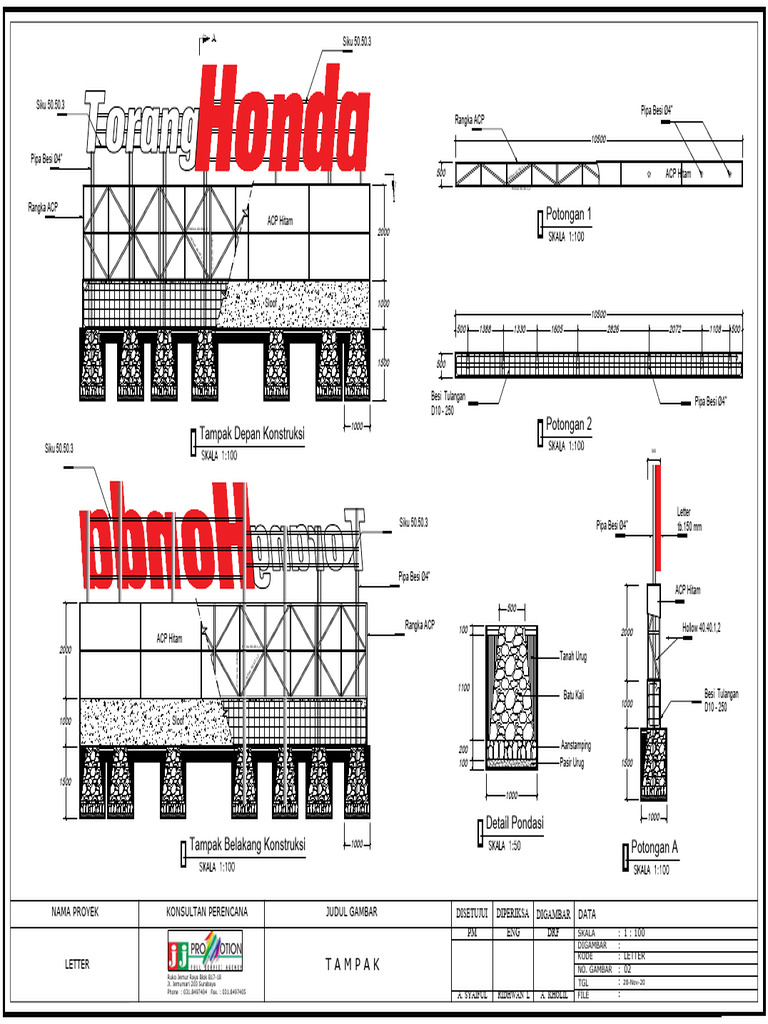 Letter TORANG HONDA-Rev | PDF