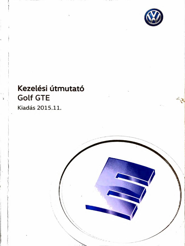 Golf GTE Hasznalati Utmutato | PDF