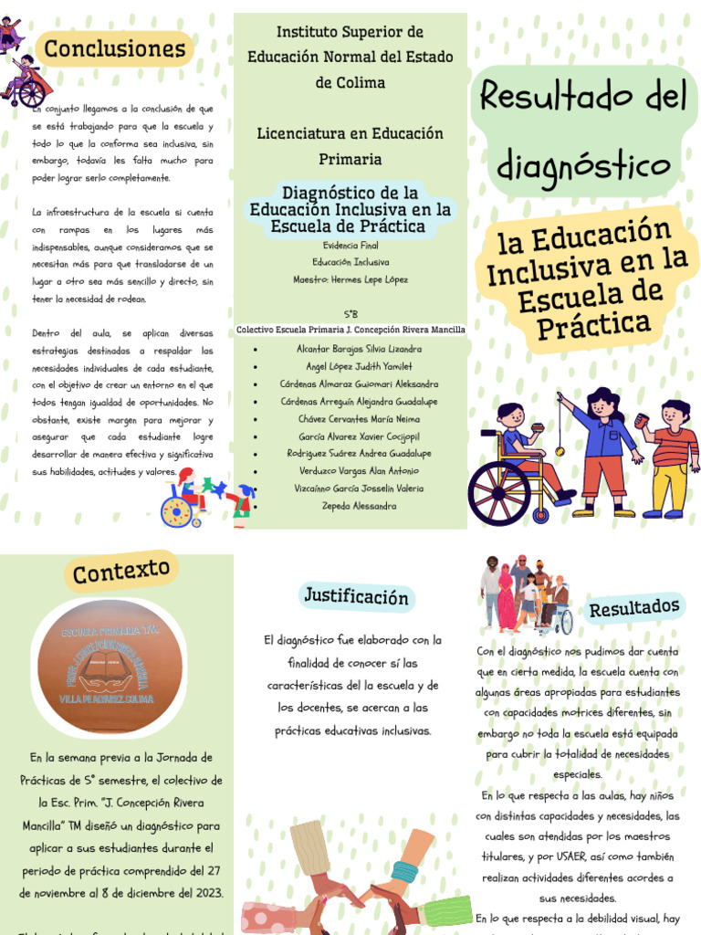 Triptico de La Inclusion | PDF